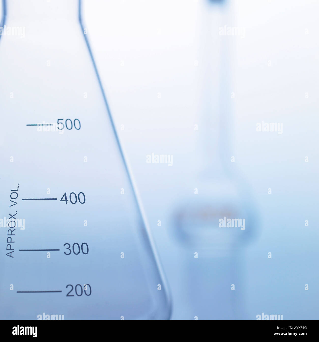 close up of flask with scale marks Stock Photo - Alamy
