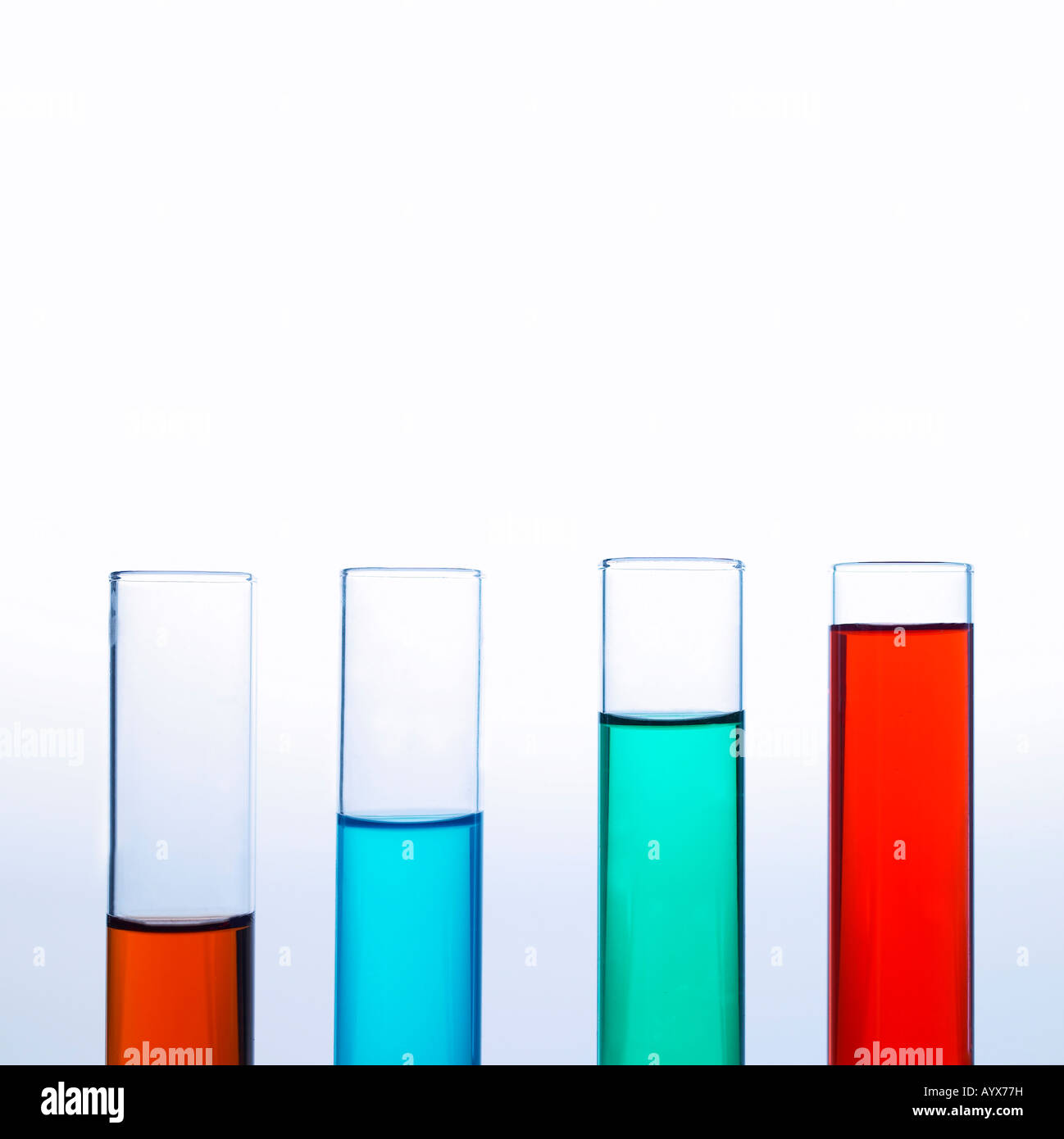test tube with various color of fluid Stock Photo - Alamy