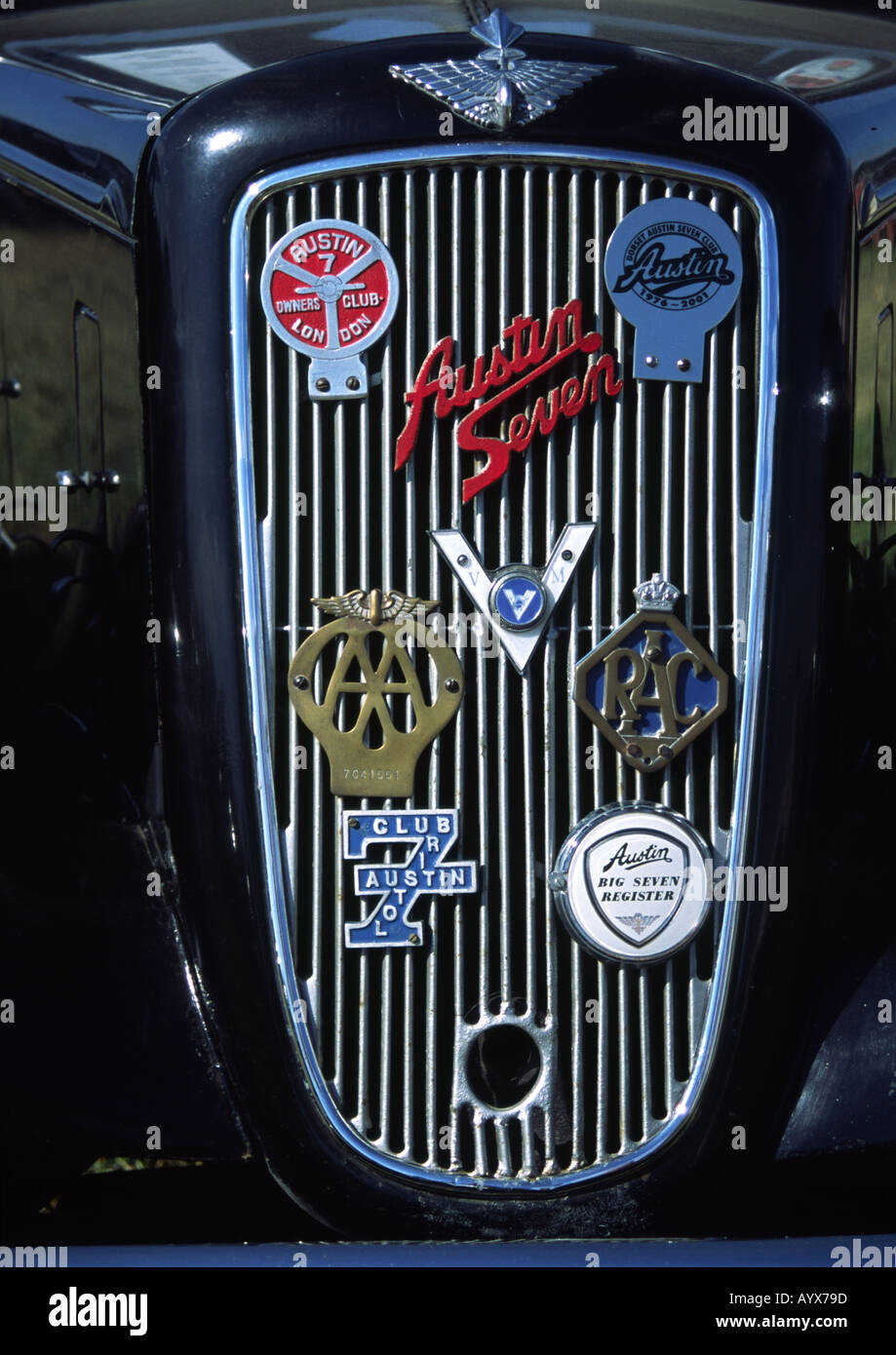 Austin 7 grill badges hi-res stock photography and images - Alamy