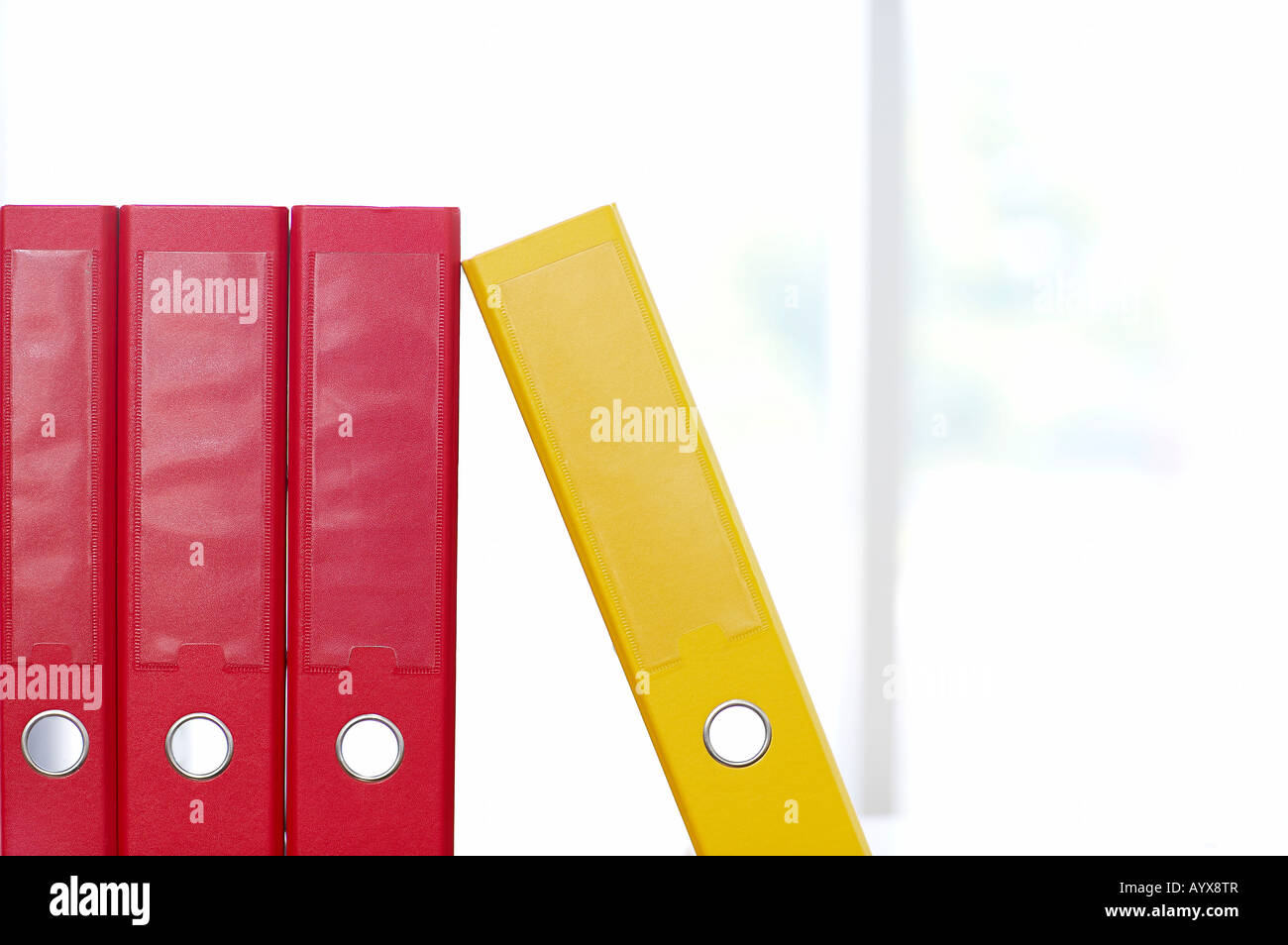 red and yellow document file Stock Photo - Alamy