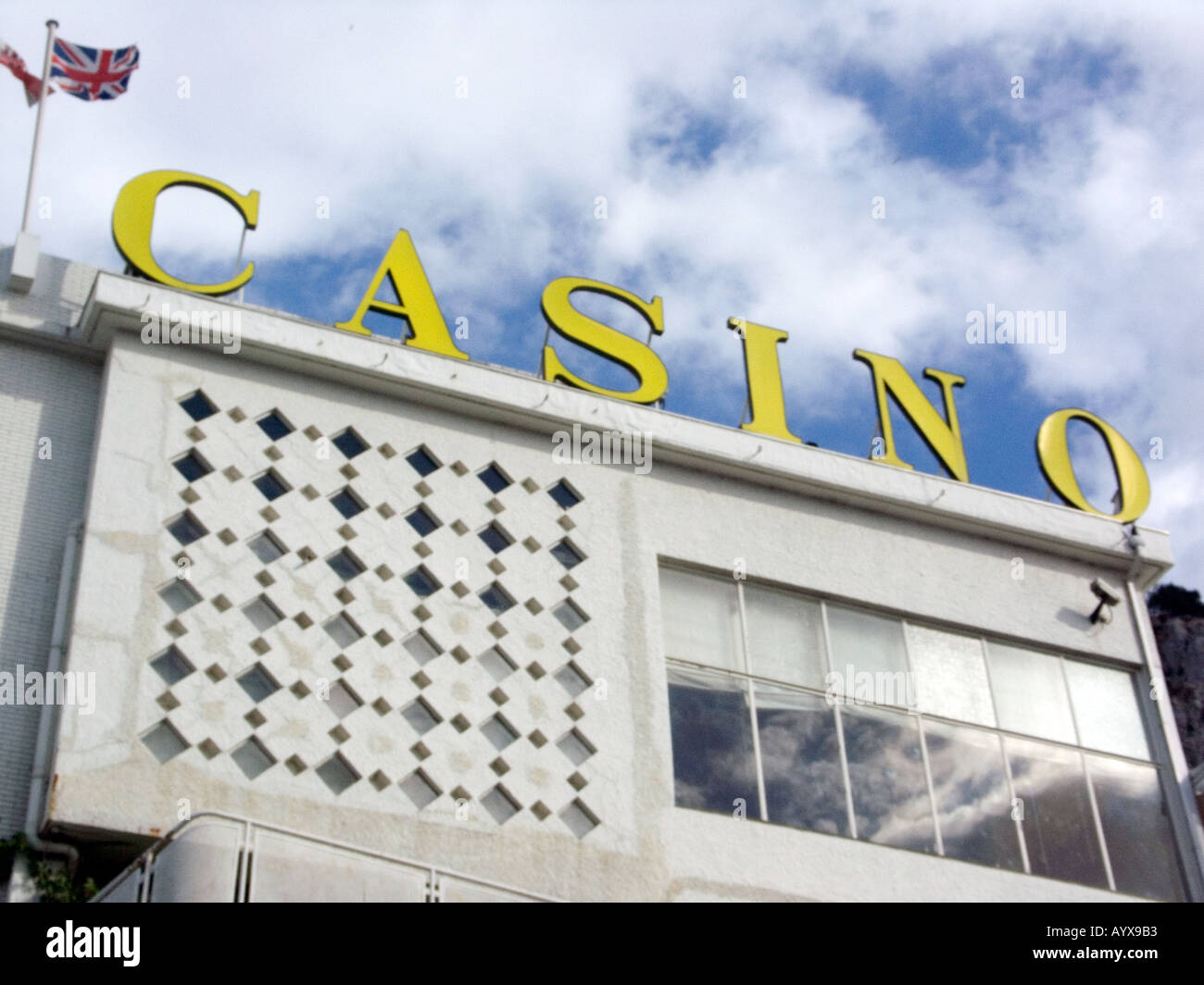 Casino sign and union flag hi-res stock photography and images - Alamy