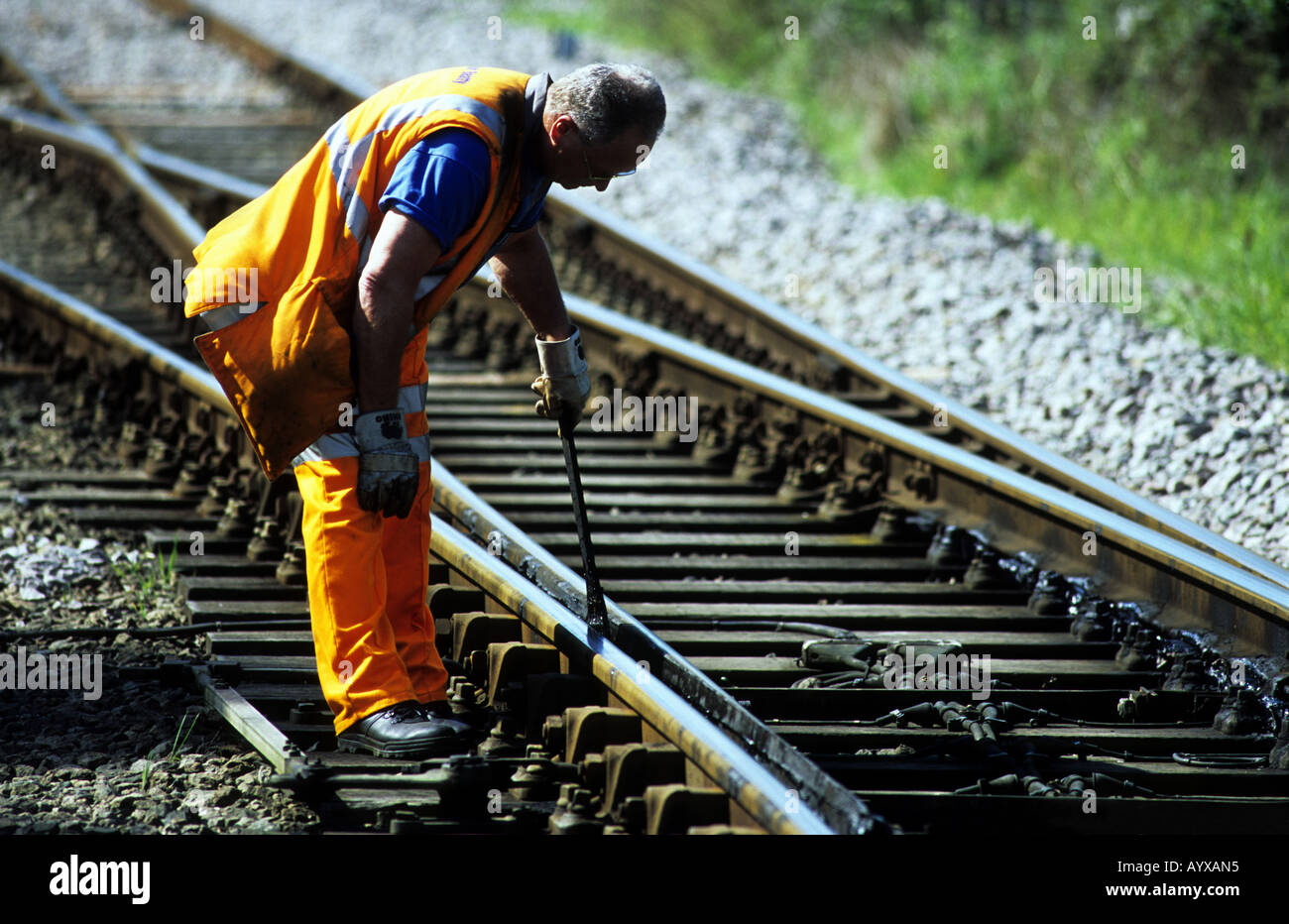 Railtrack worker hi-res stock photography and images - Alamy