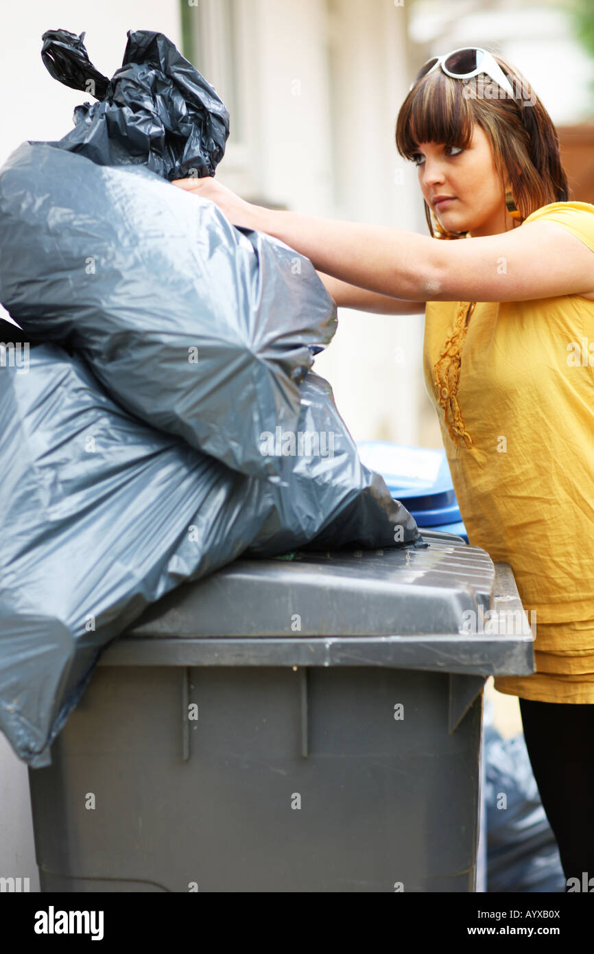 Putting Rubbish Bin Out High Resolution Stock Photography and Images ...