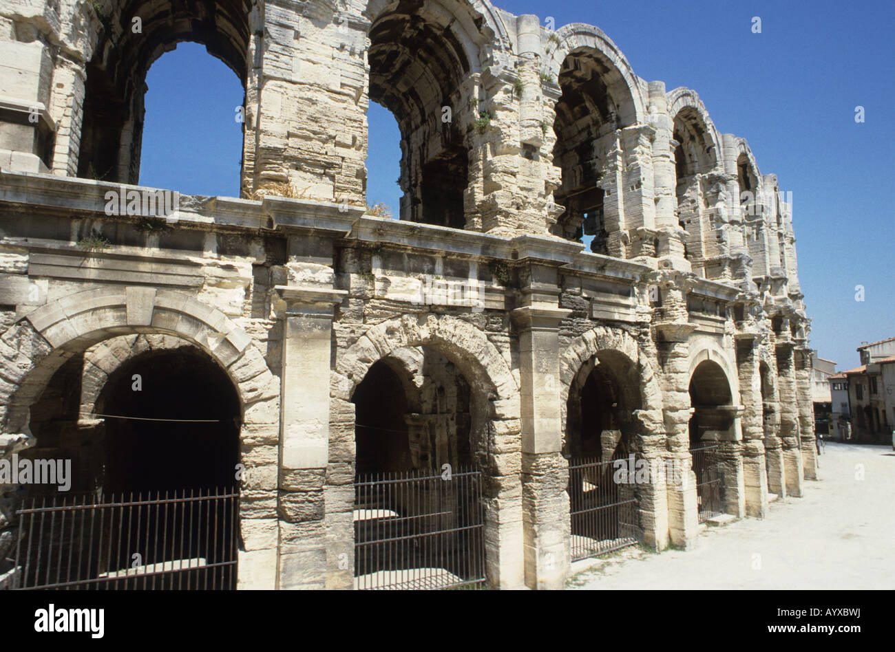 Roman Amphitheater Arles Provence Stock Photo - Alamy