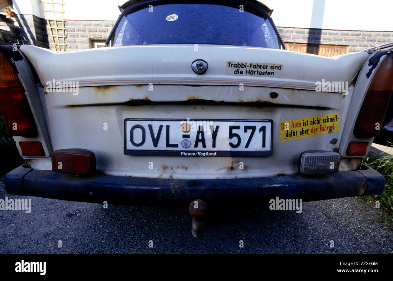 GERMANY A TRABANT OR TRABBIE CAR 2008 Stock Photo - Alamy