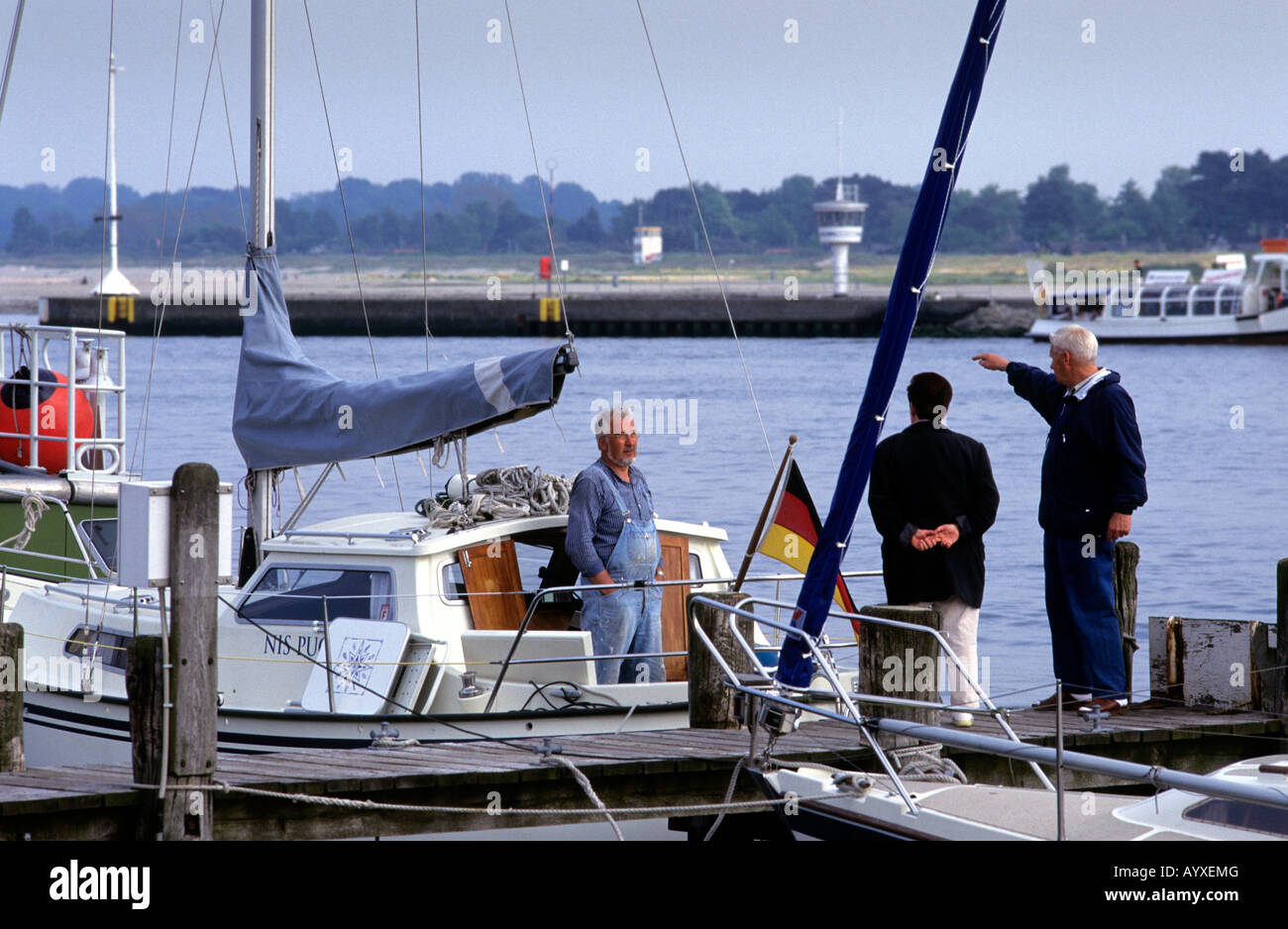 GERMANY DDR WEST BEACH TRAVEMUNDE PRIWALL LUBECK DIVISION BORDER ...