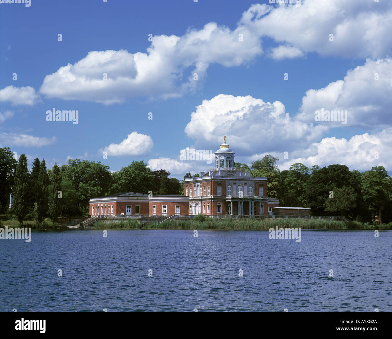 Heiliger See mit Marmorpalais, Klassizismus, Potsdam, Havel ...