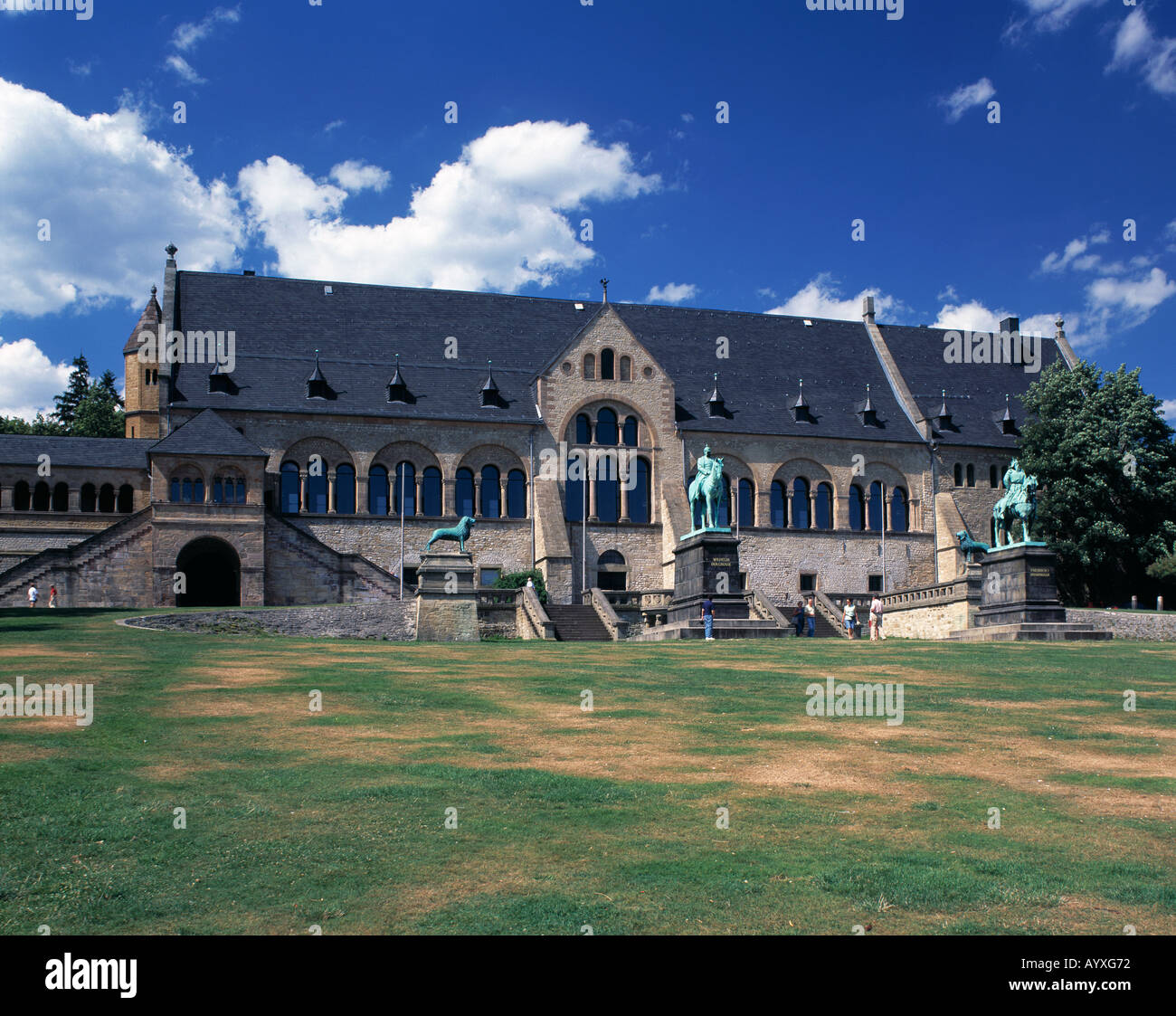 Kaiserpfalz in Goslar, Gose, Harz, Niedersachsen Stock Photo - Alamy
