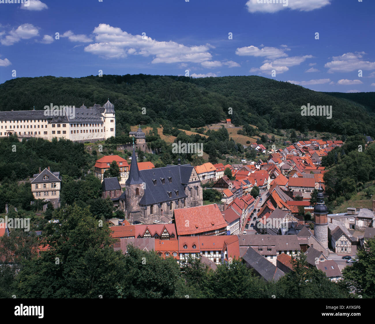 Stolberg Castle Stolberg Harz Saxony Anhalt Germany High Resolution ...