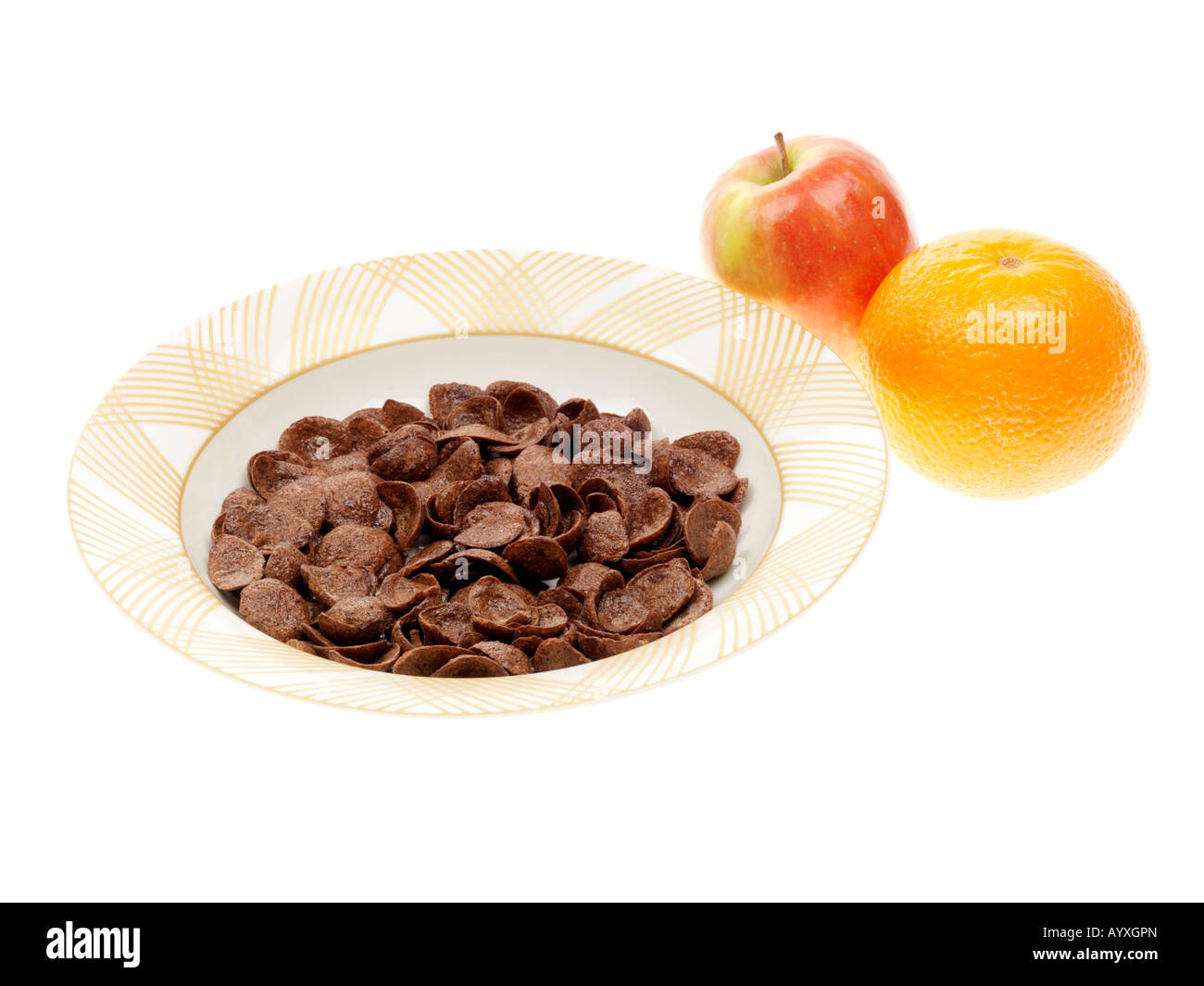 Bowl of Coco Pops Mega Munchers with Fruit Stock Photo - Alamy