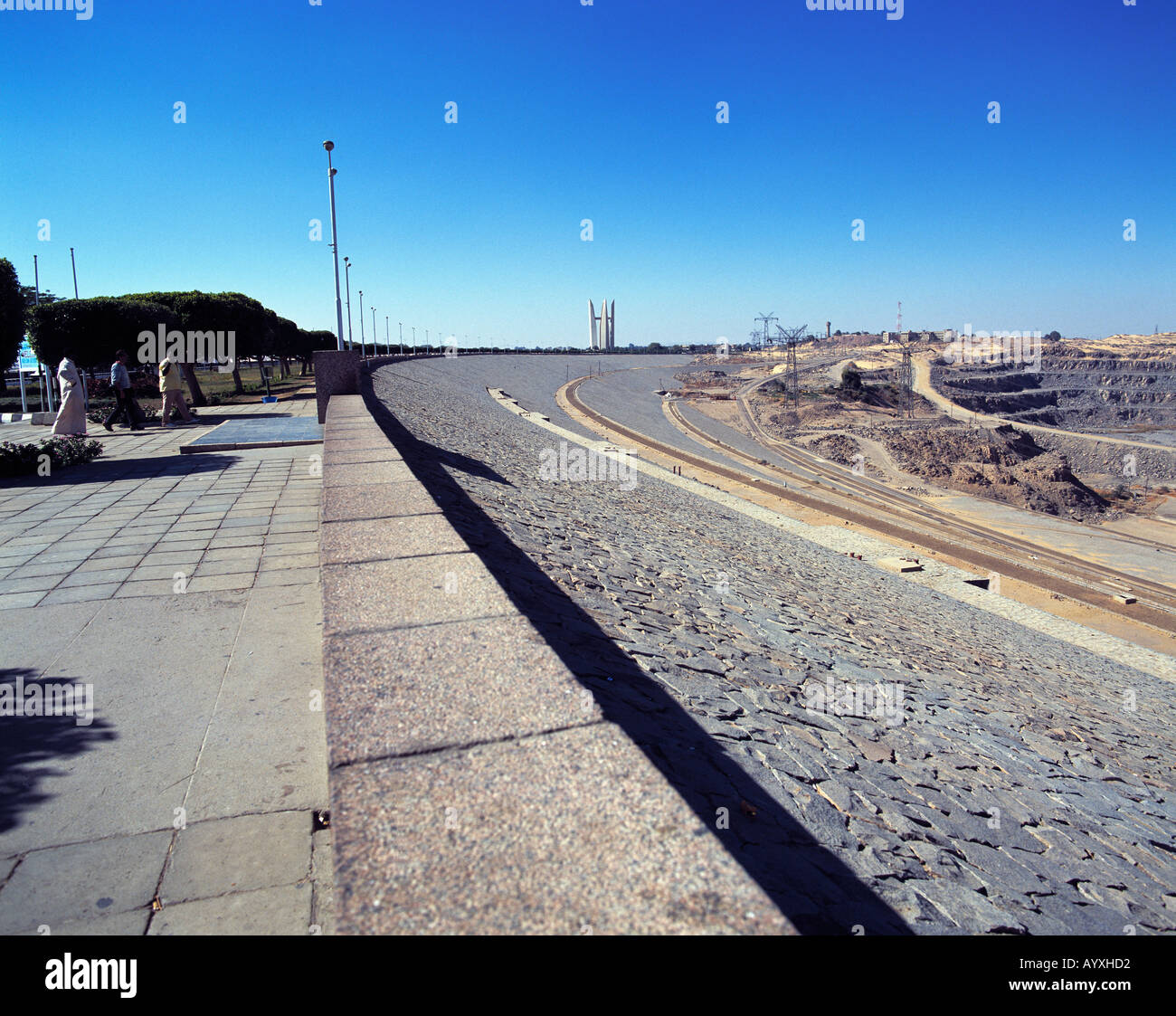 Assuan-Hochdamm, Nil-Staudamm, Assuan, Oberaegypten Stock Photo - Alamy