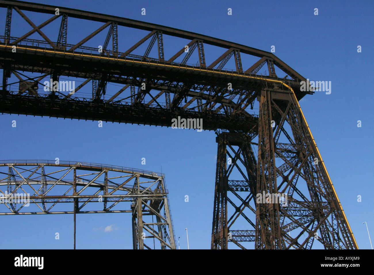 Nicolas Avellaneda bridge in La Boca district Buenos Aires Argentina ...