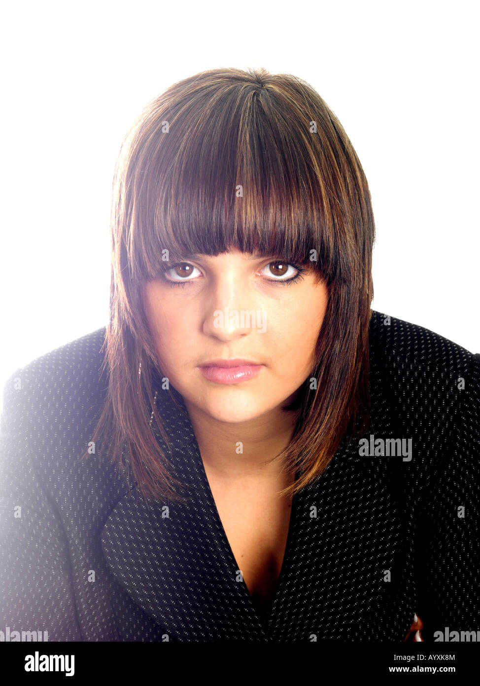 Bored Teenage Girl Model Released Stock Photo - Alamy