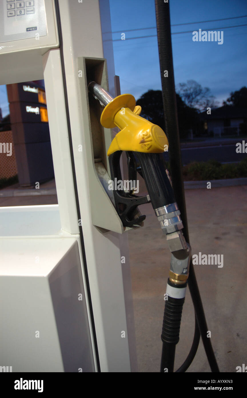 fill it her up Australia australian petrol station Stock Photo - Alamy