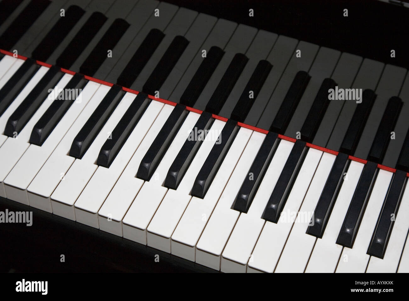 keyboard closeup of close up grand piano Stock Photo - Alamy