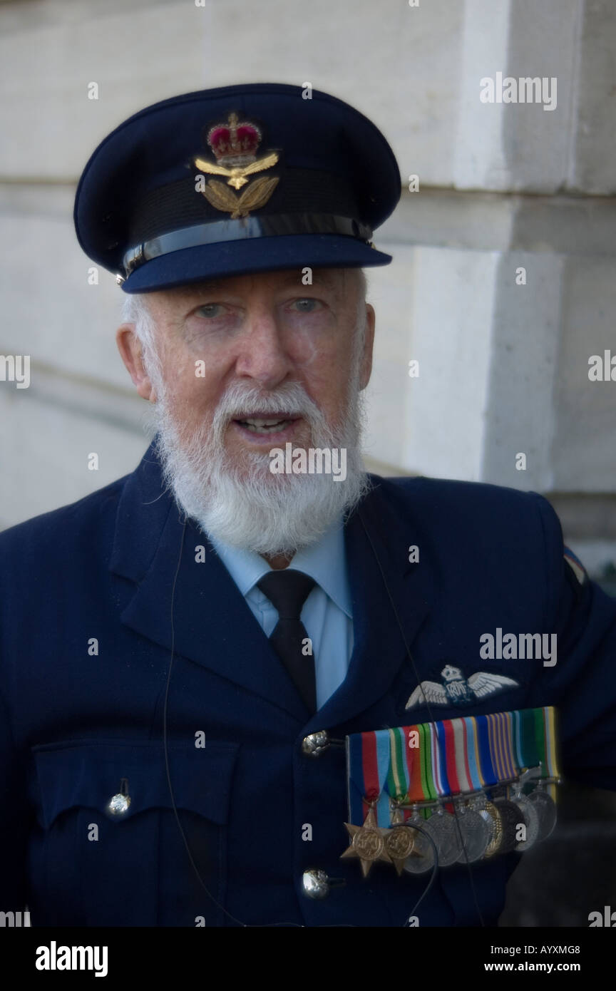 an old RAAF Royal Australian Flying Corps flight crew ANZAC day march ...