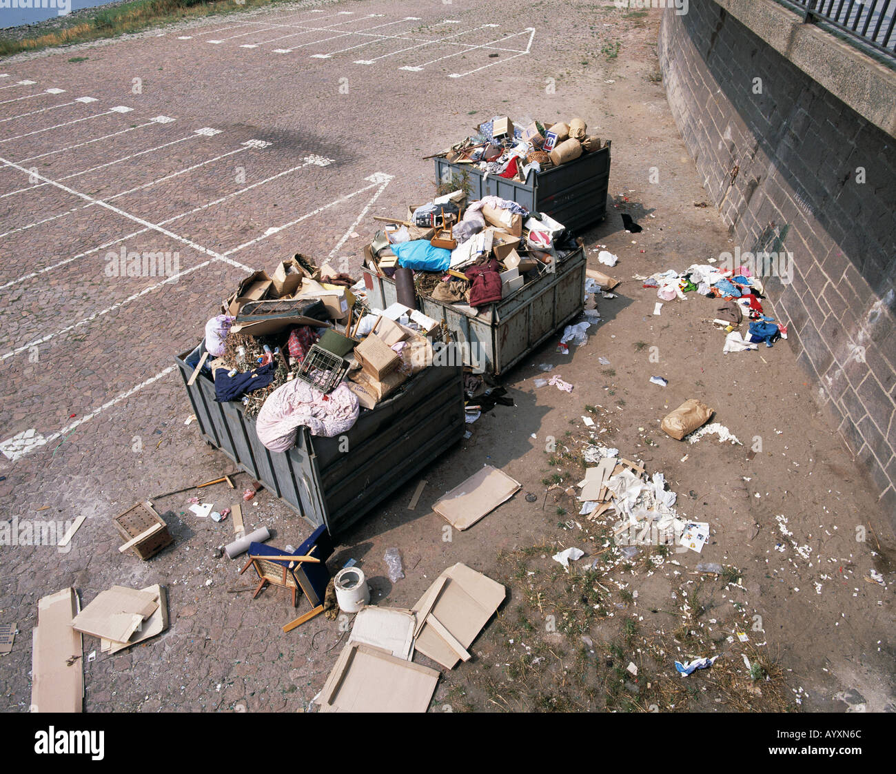 environment, pollution, rubbish, waste, dustbin, over crowded ...