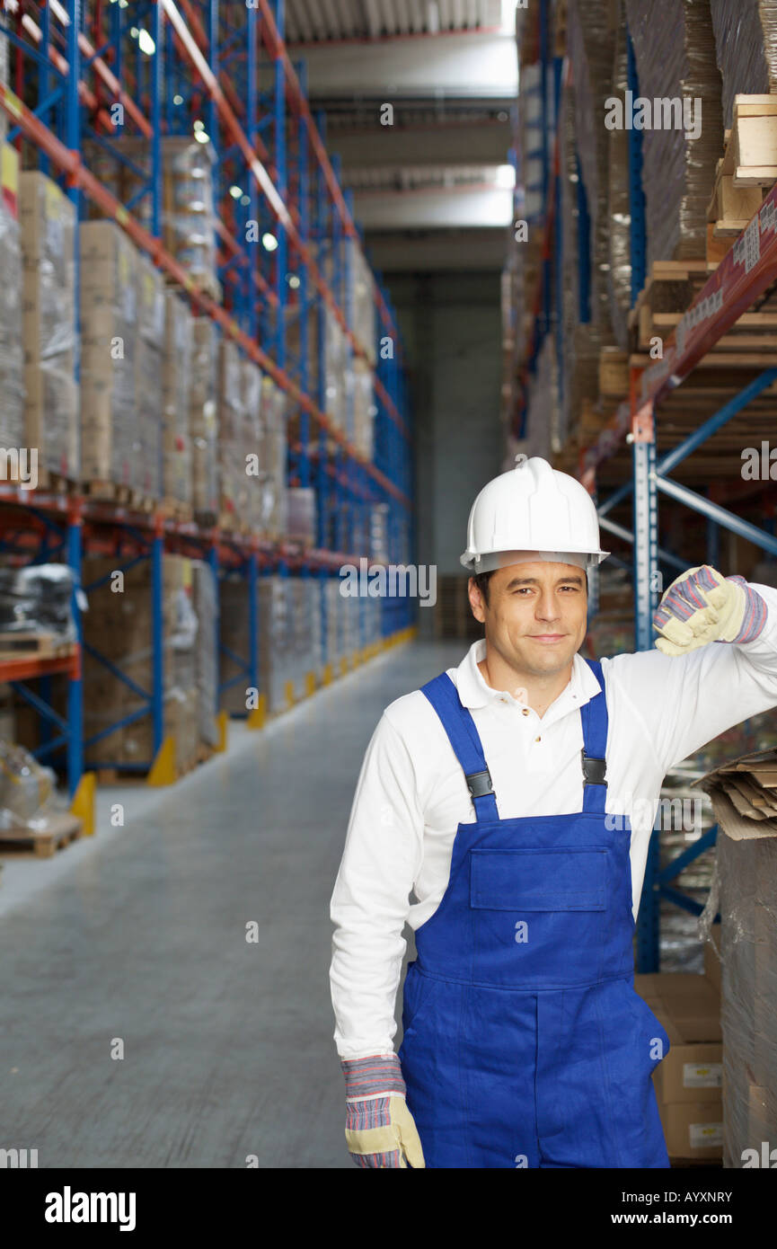 Portrait of a worker Stock Photo - Alamy