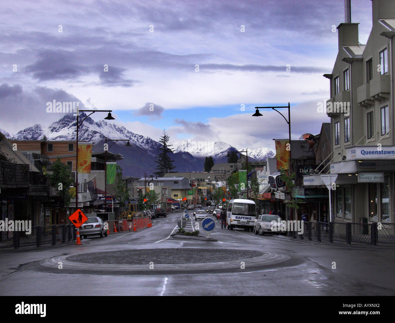 Main street queenstown hi-res stock photography and images - Alamy