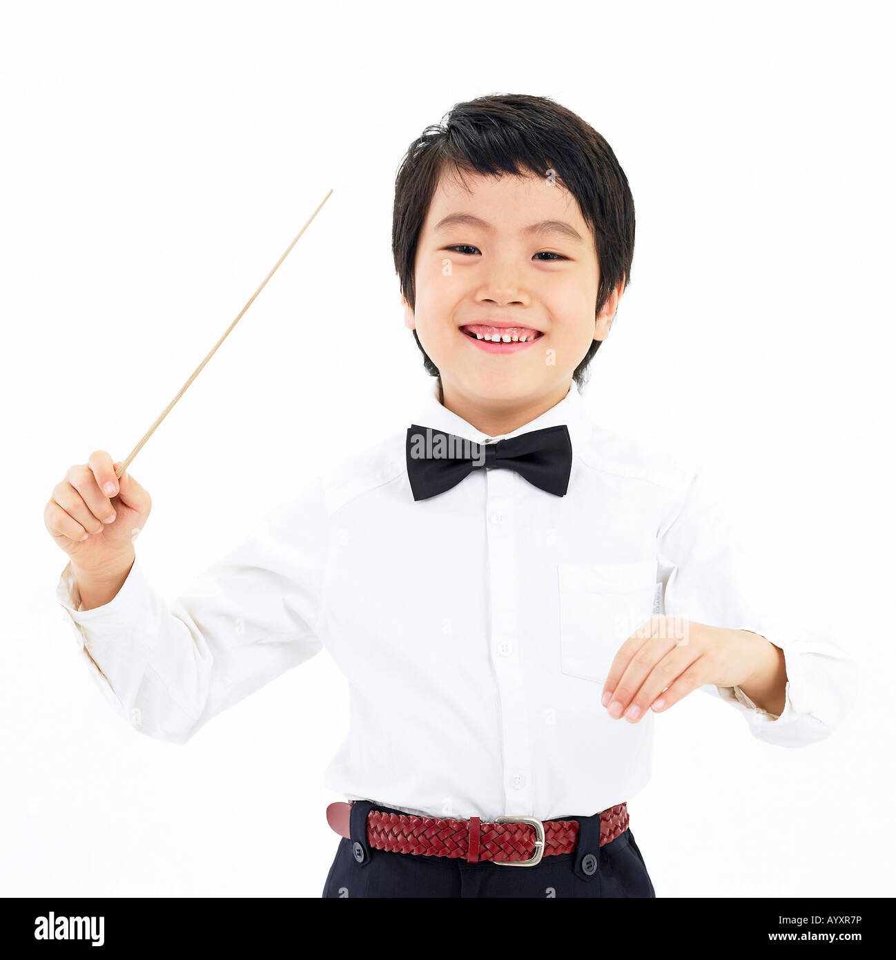 a boy holding a baton Stock Photo - Alamy
