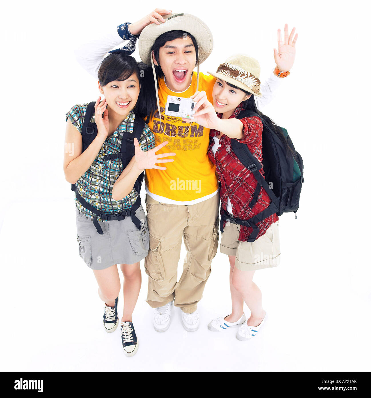 students taking a photographing together Stock Photo - Alamy