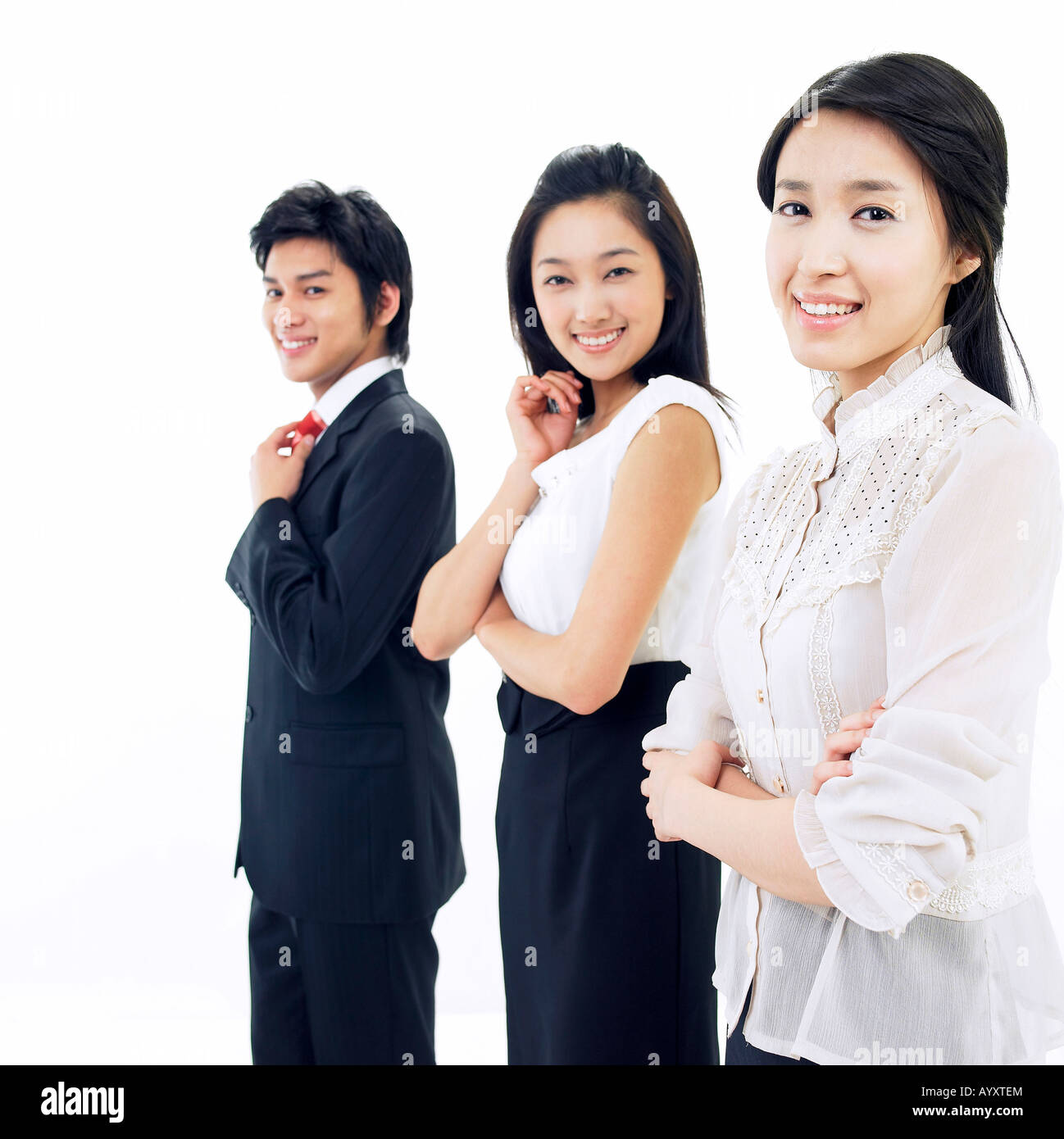people smiling in suit Stock Photo - Alamy