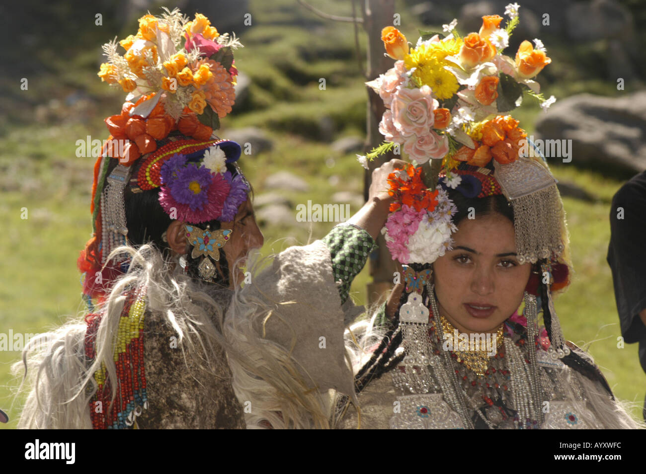 Beautiful Dard or Brokpa tribe girl from Dha Hanu Village in color ...