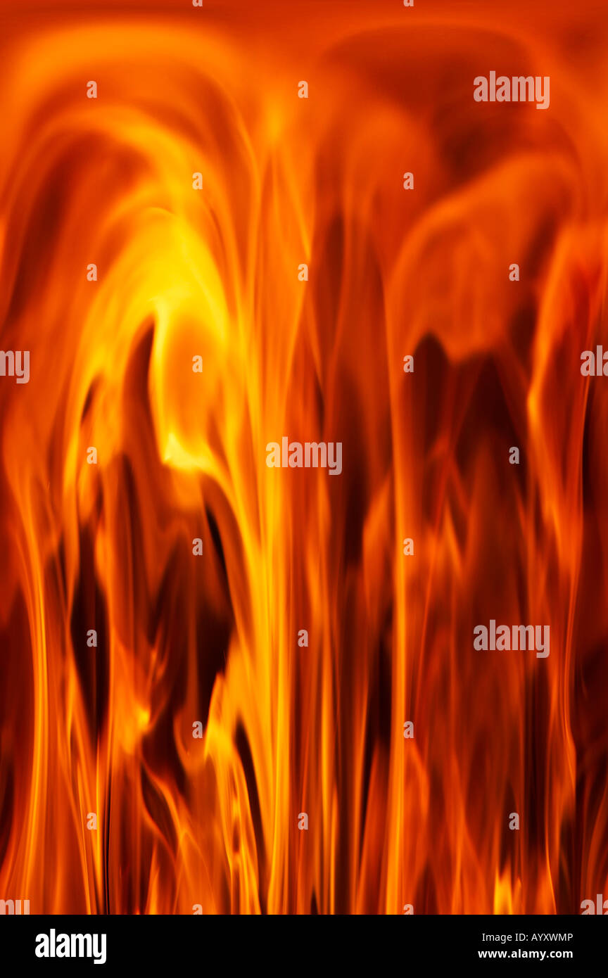 fire and flames Stock Photo - Alamy