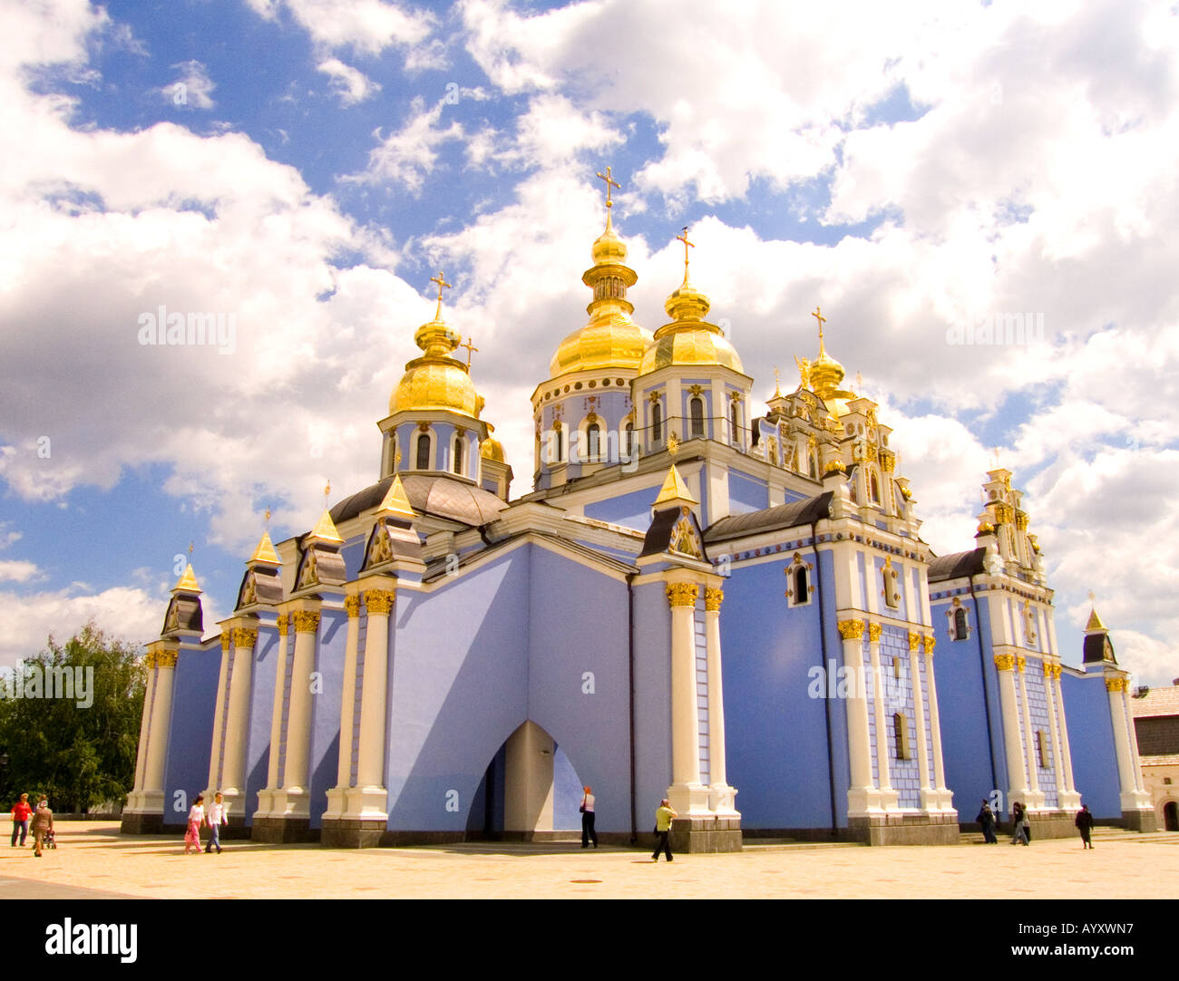 domes of st michael's church in kiev ukraine Stock Photo - Alamy