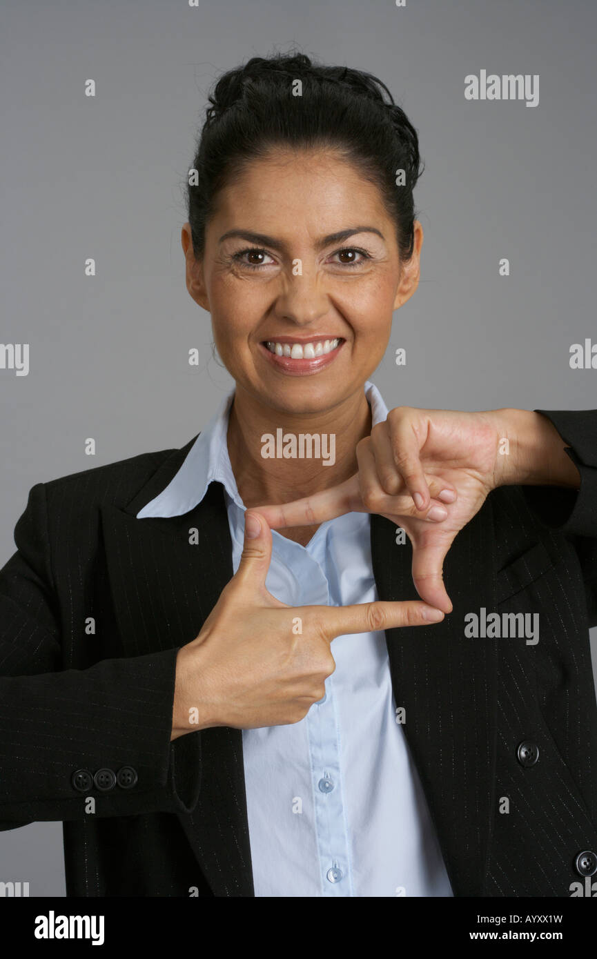 Long fingers frame hi-res stock photography and images - Alamy