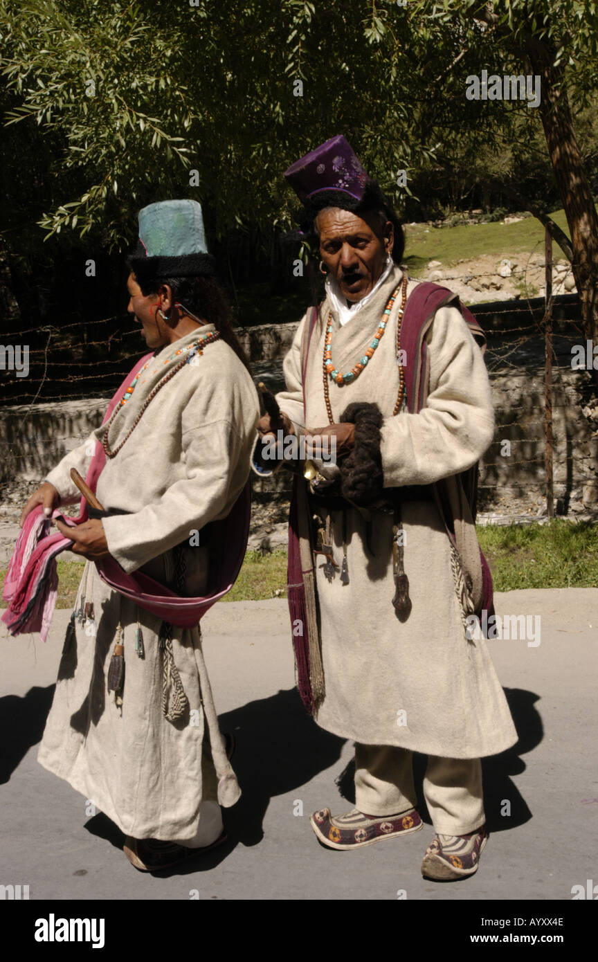Traditional dress ladakhi men during hi-res stock photography and ...