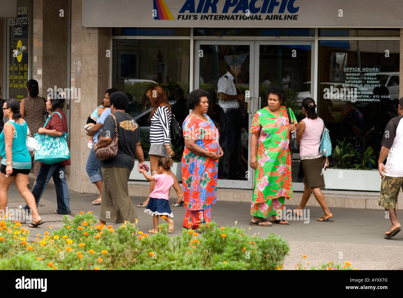 fiji suva street scene Stock Photo - Alamy