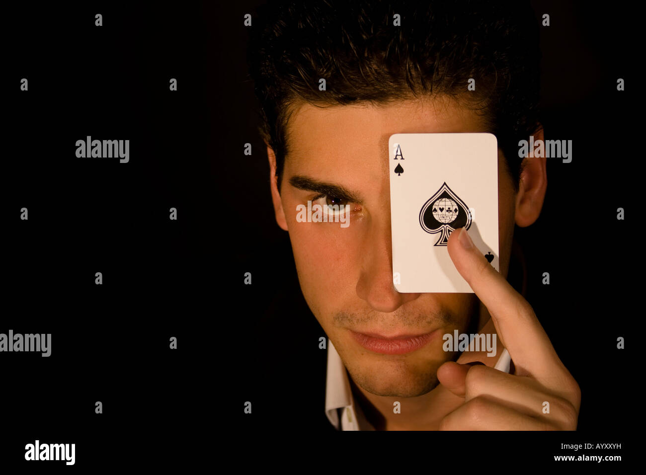 A magician portrait Stock Photo - Alamy