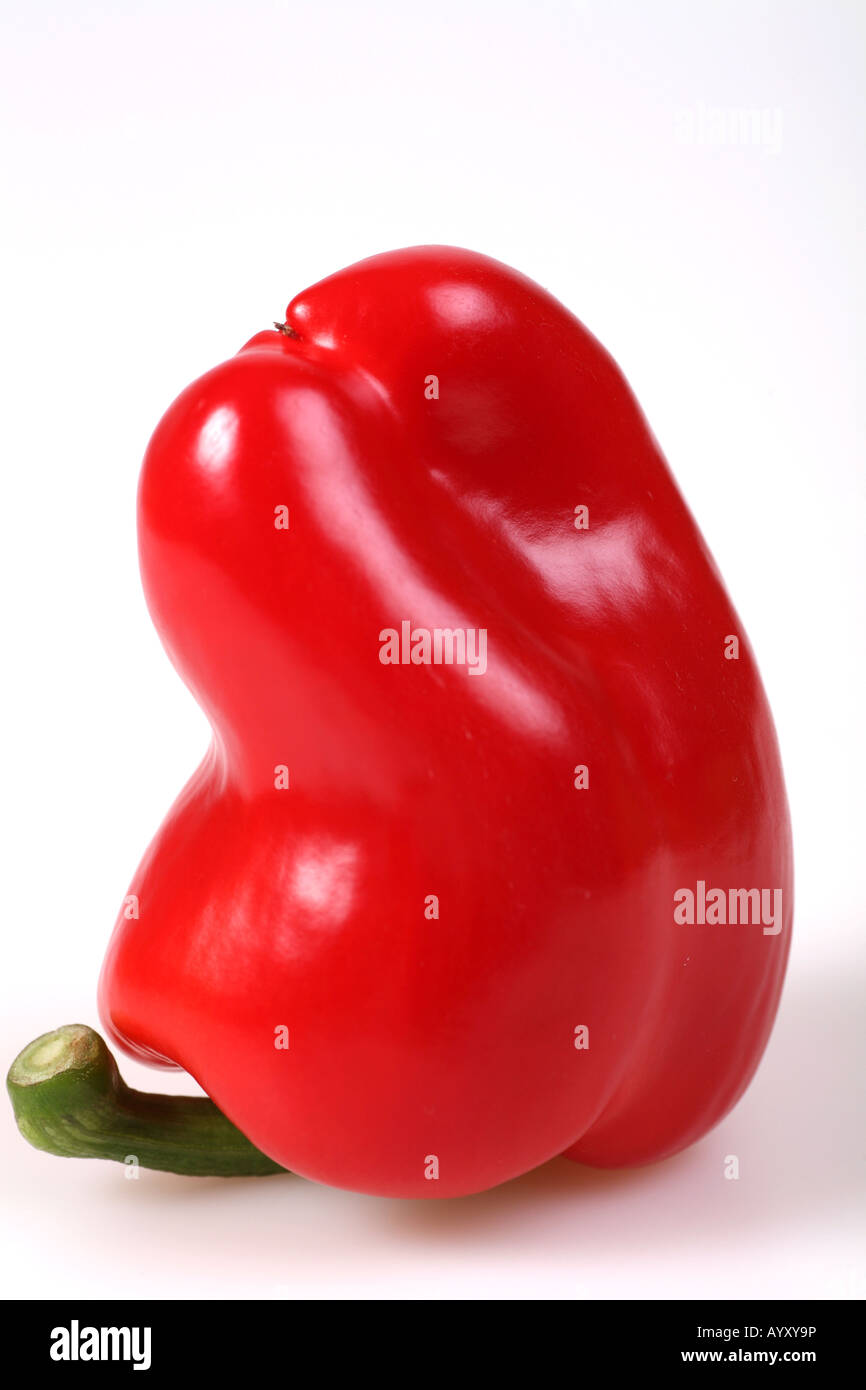 Red Bell Pepper Stock Photo - Alamy