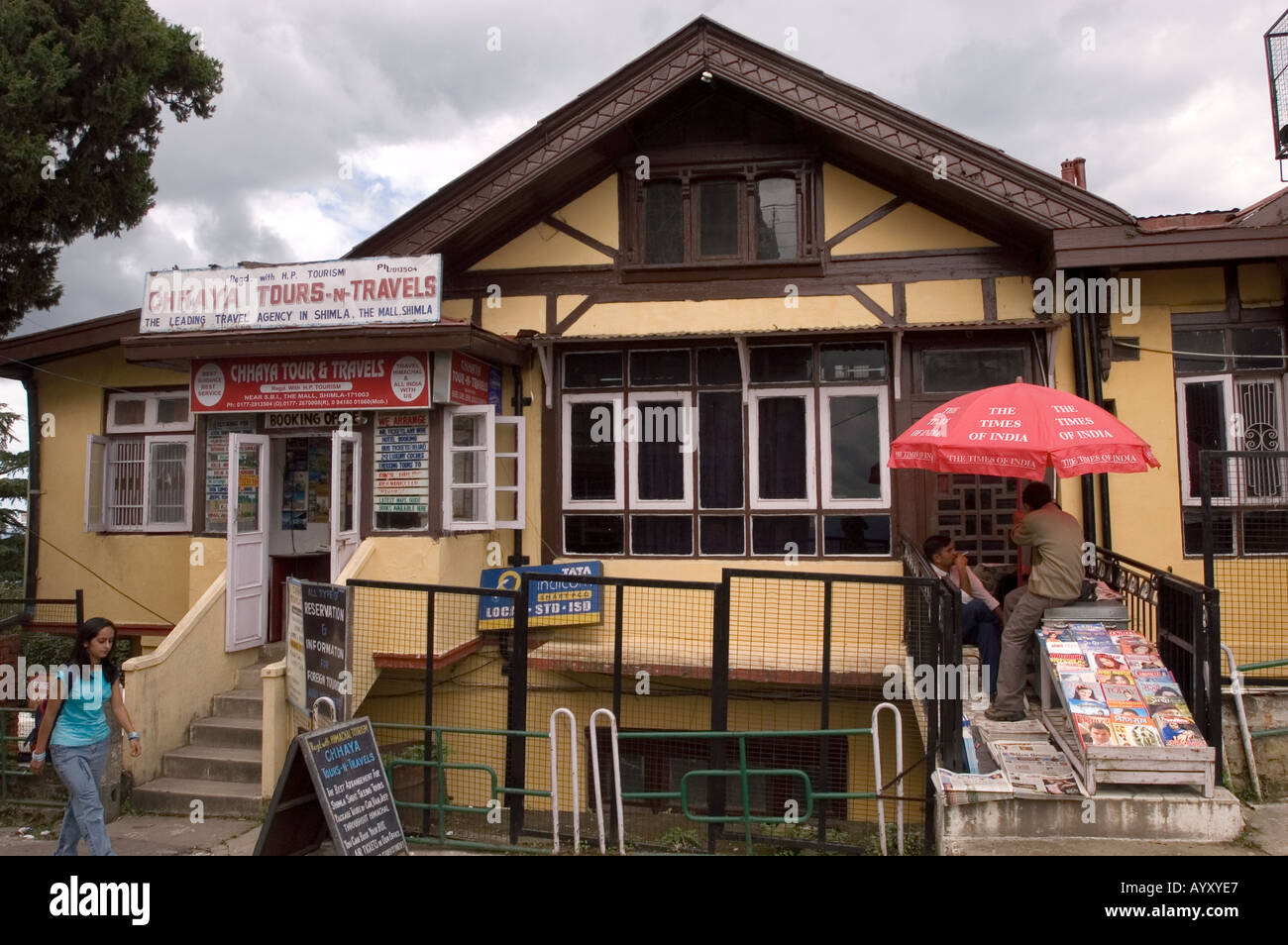 British era Heritage building Shimla Himachal Pradesh India Stock Photo ...