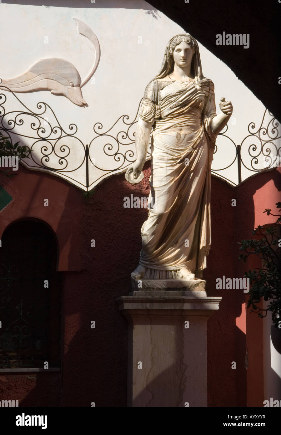 Casa rossa, Anacapri, Capri, Italy Stock Photo - Alamy