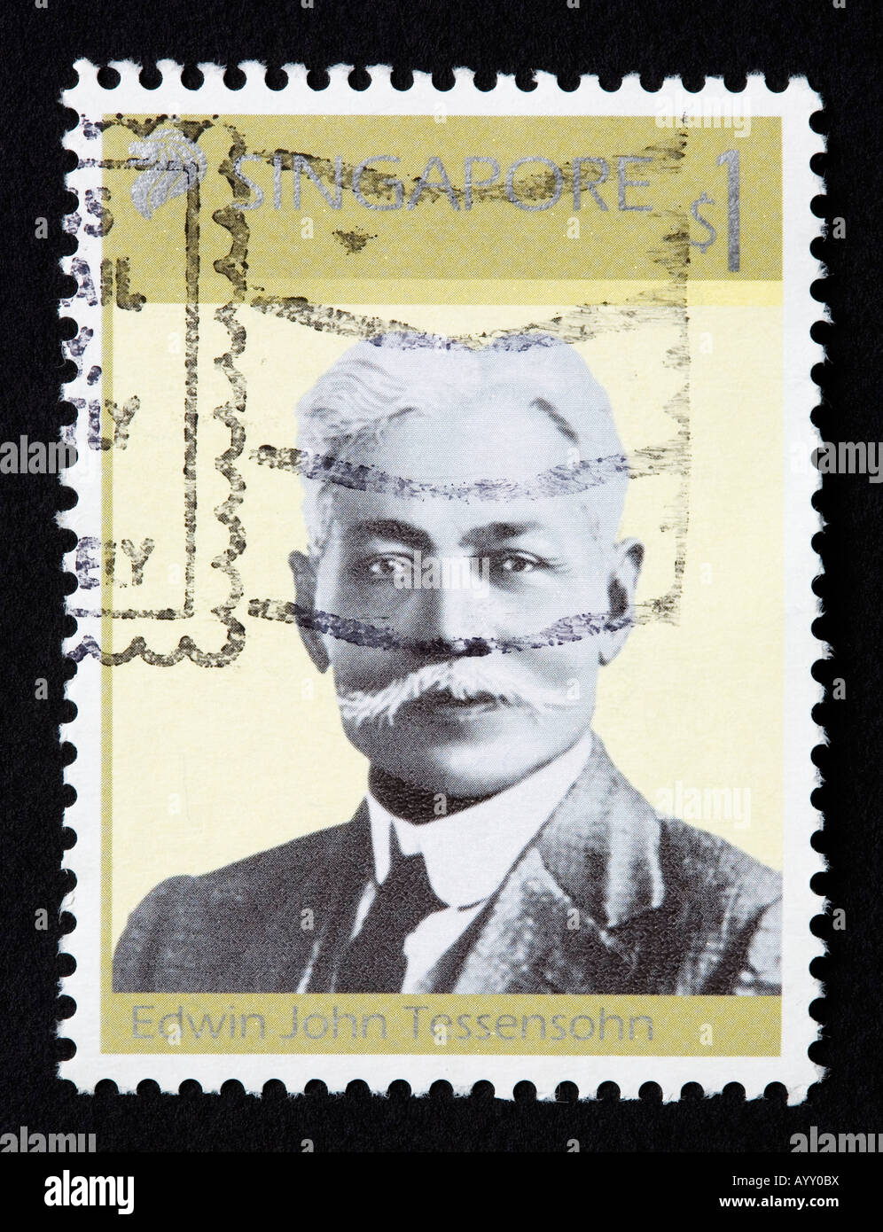 Singapore postage stamp hi-res stock photography and images - Alamy