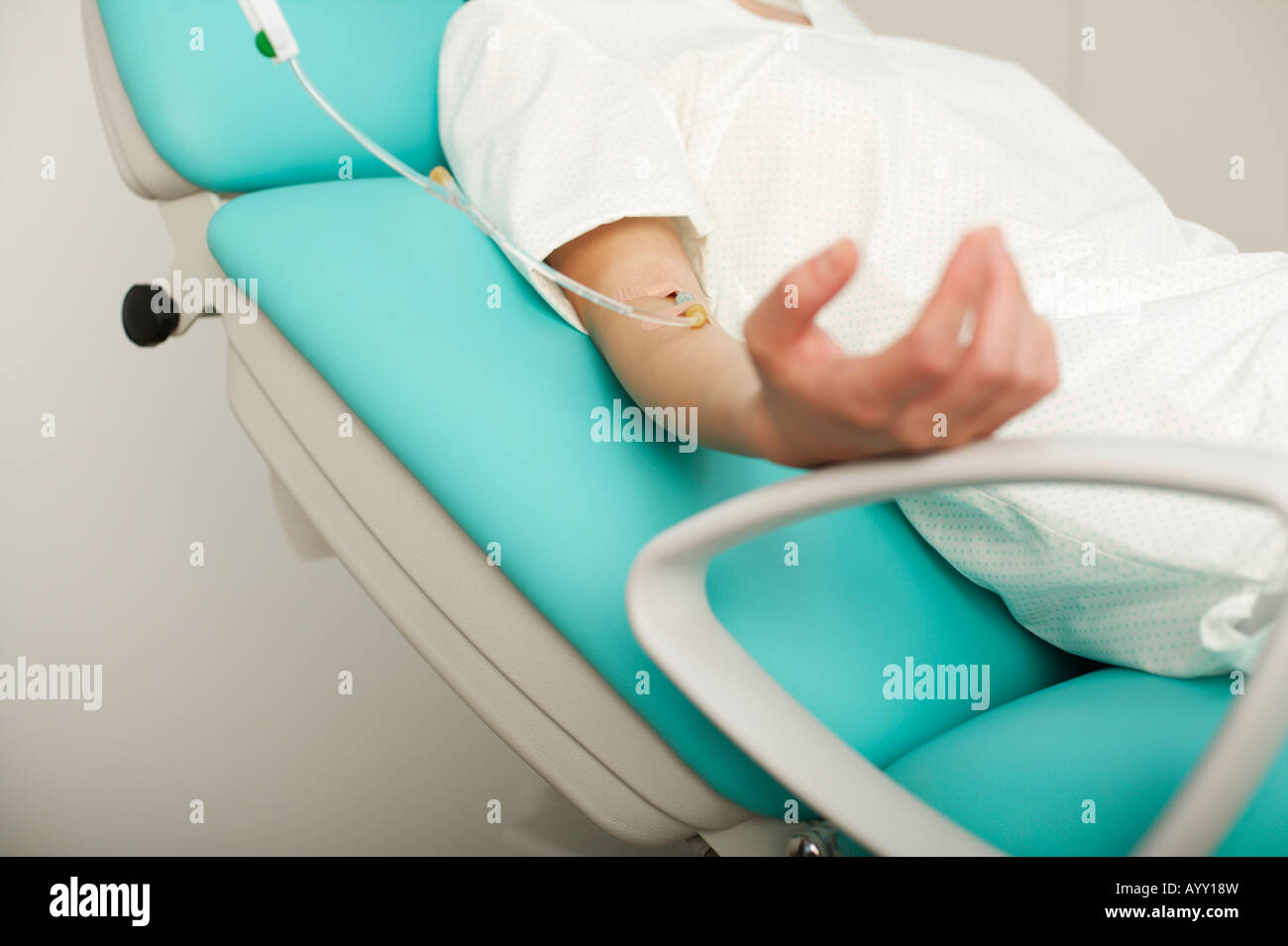 Patient is on a drip Stock Photo - Alamy