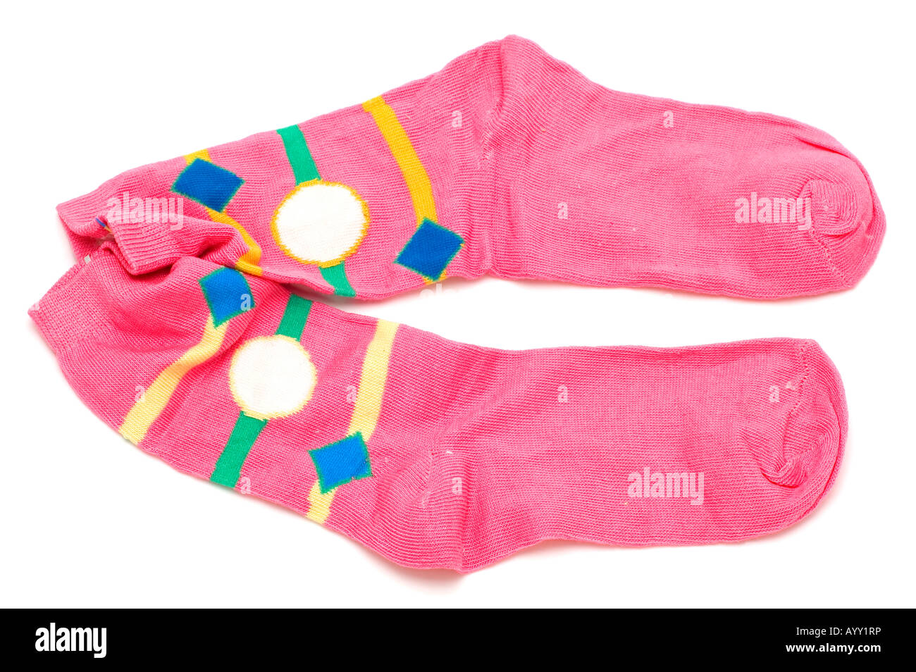 object on white clothing sock Stock Photo - Alamy