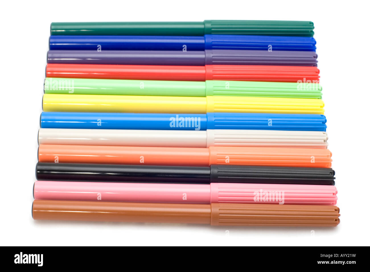 series object on white soft tip pen Stock Photo - Alamy