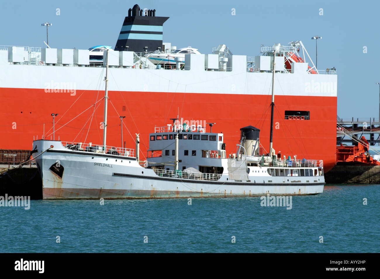 SS Shieldhall a Former Sludge Carrying Ship now a tourist excursion ...