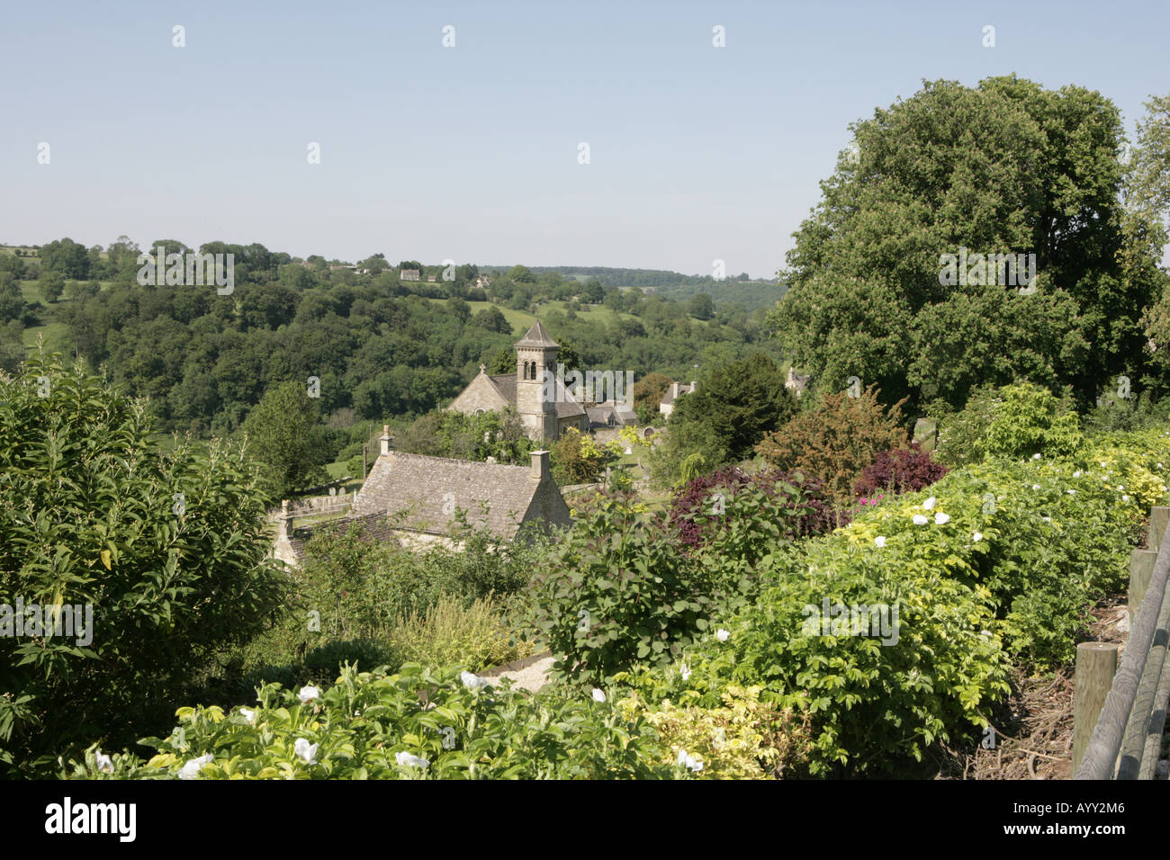 The cotswold village of Frampton Mansell Stock Photo - Alamy