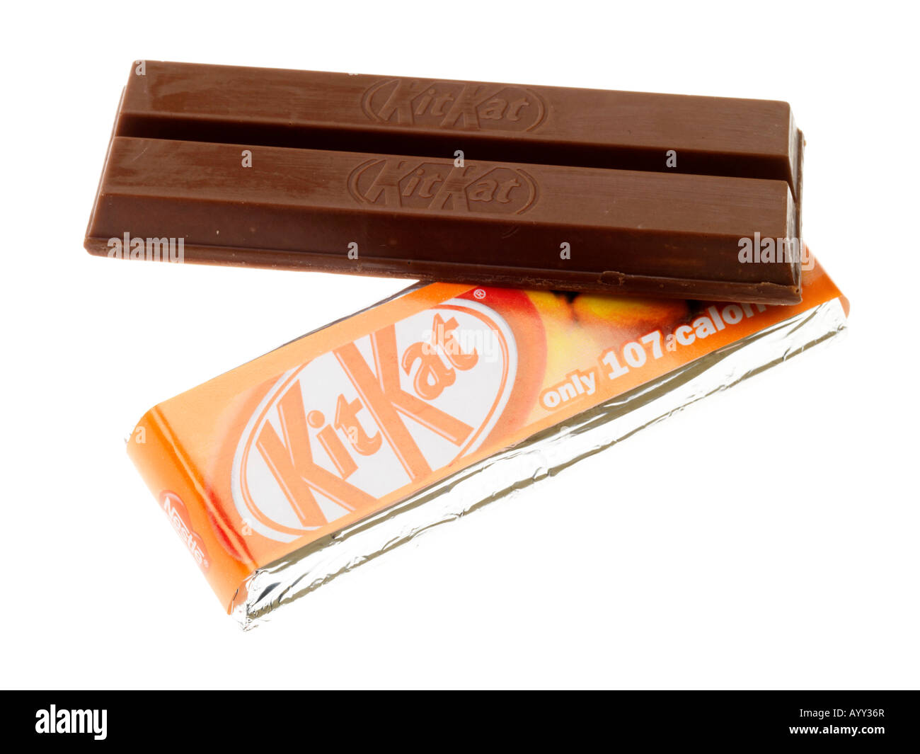 Orange Chocolate Bars Stock Photo - Alamy