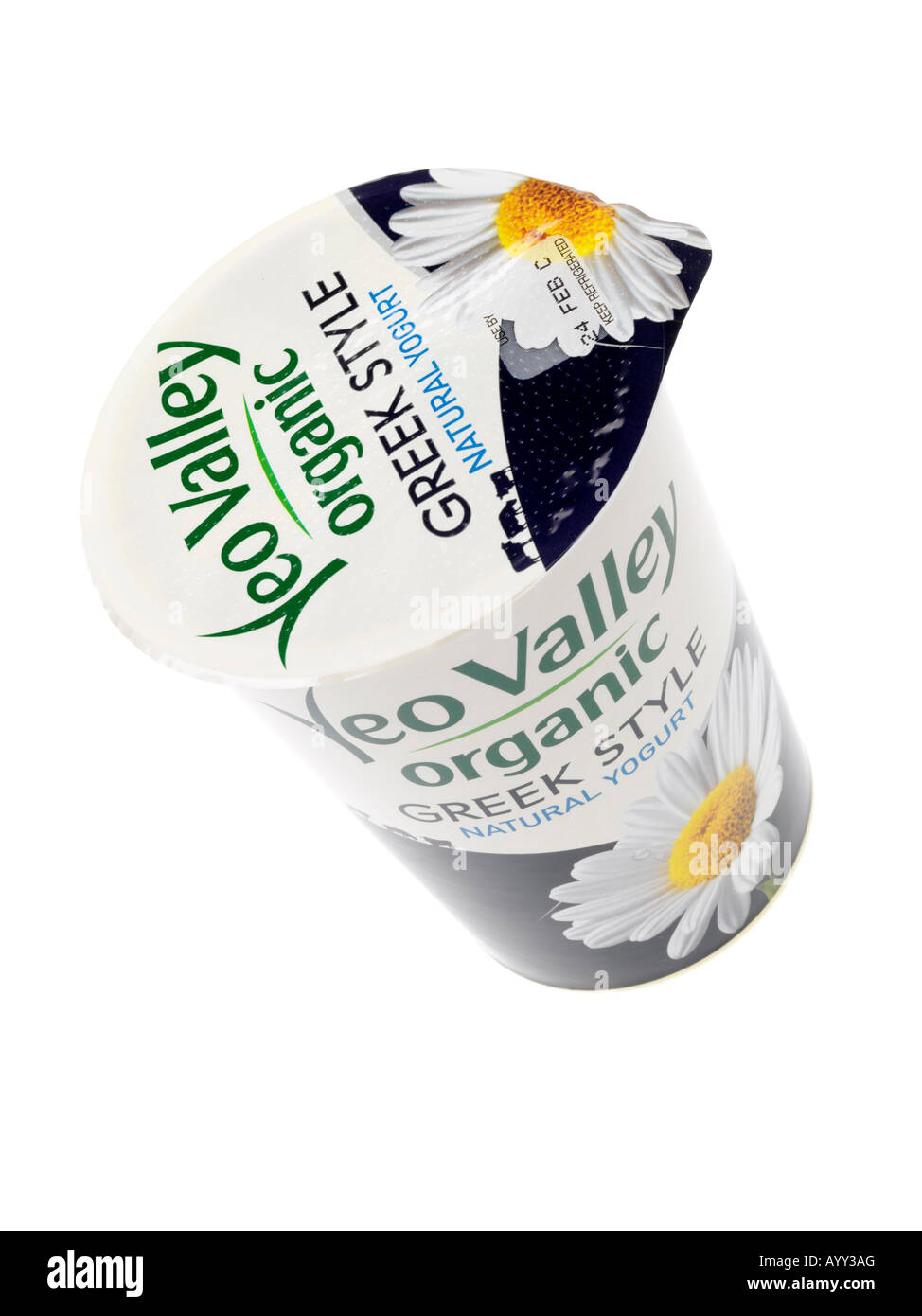 Organic Greek Yoghurt Stock Photo - Alamy