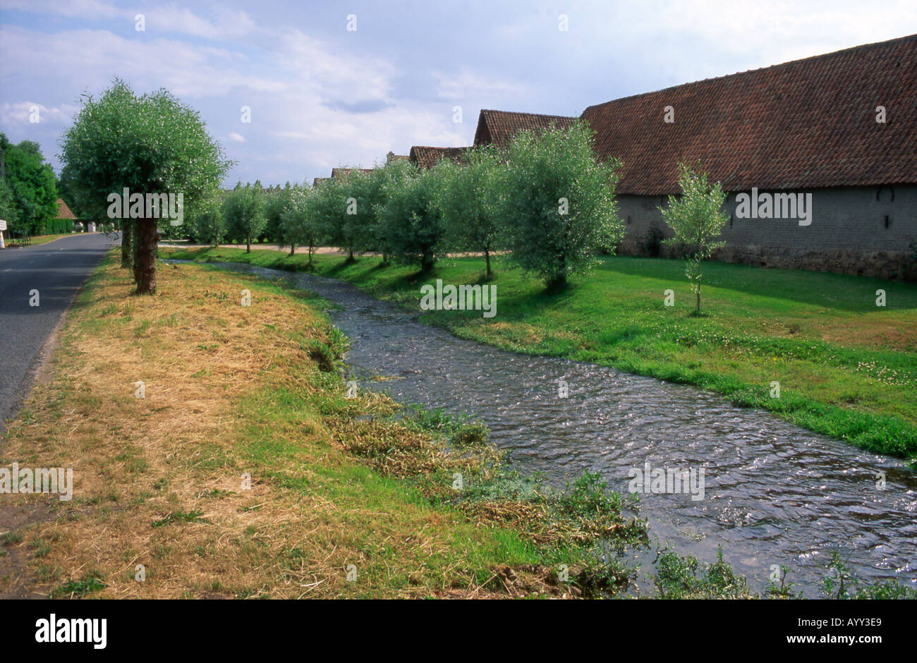 Rural village of Doudeauville Northern France Stock Photo - Alamy