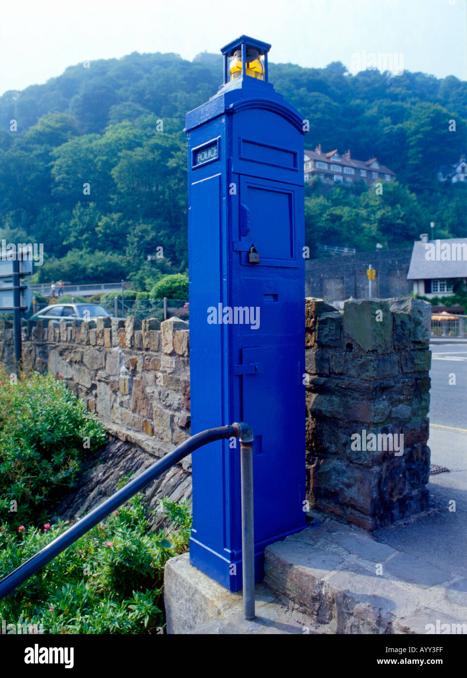 Police Telephone Box UK Stock Photo - Alamy