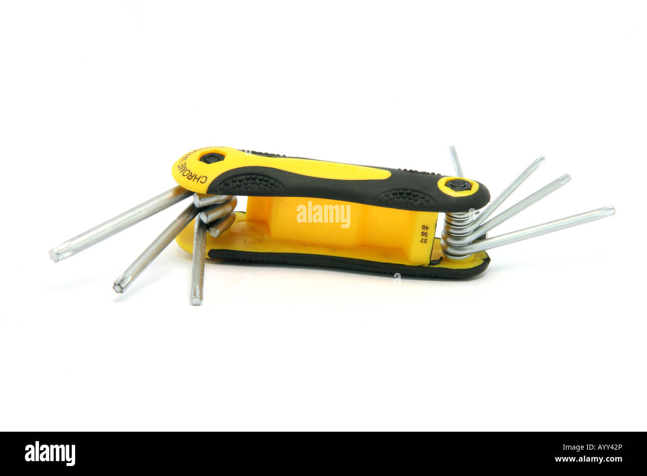 torx skrewdrivers set hardware tools isolated on white background Stock ...