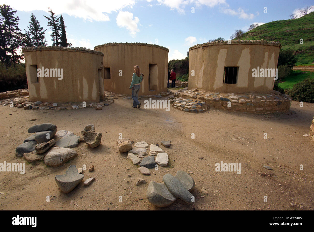 Choirokoitia Neolithic Settlement in Cyprus Stock Photo - Alamy