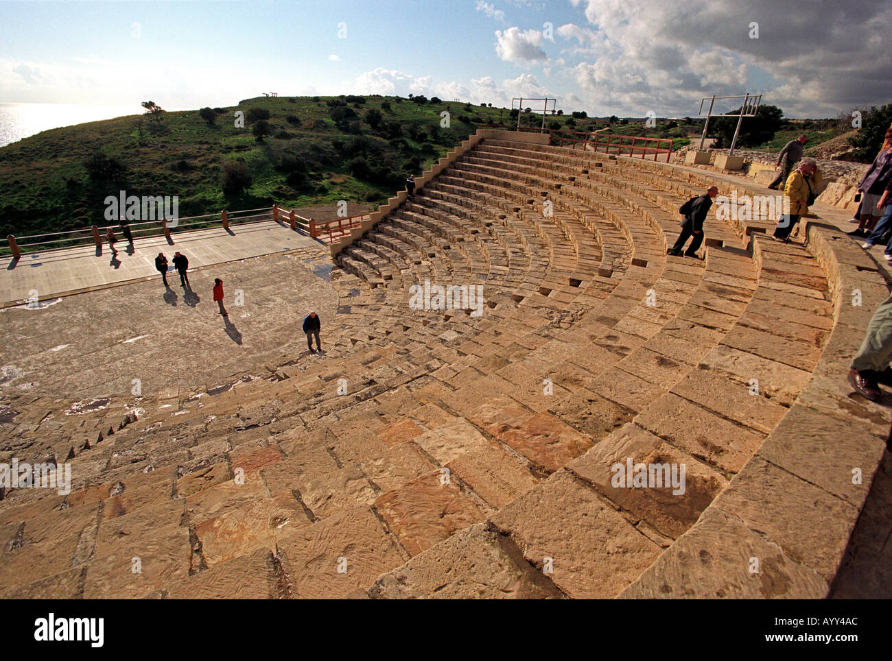 Ancient amphitheatre in kourion cyprus hi-res stock photography and ...