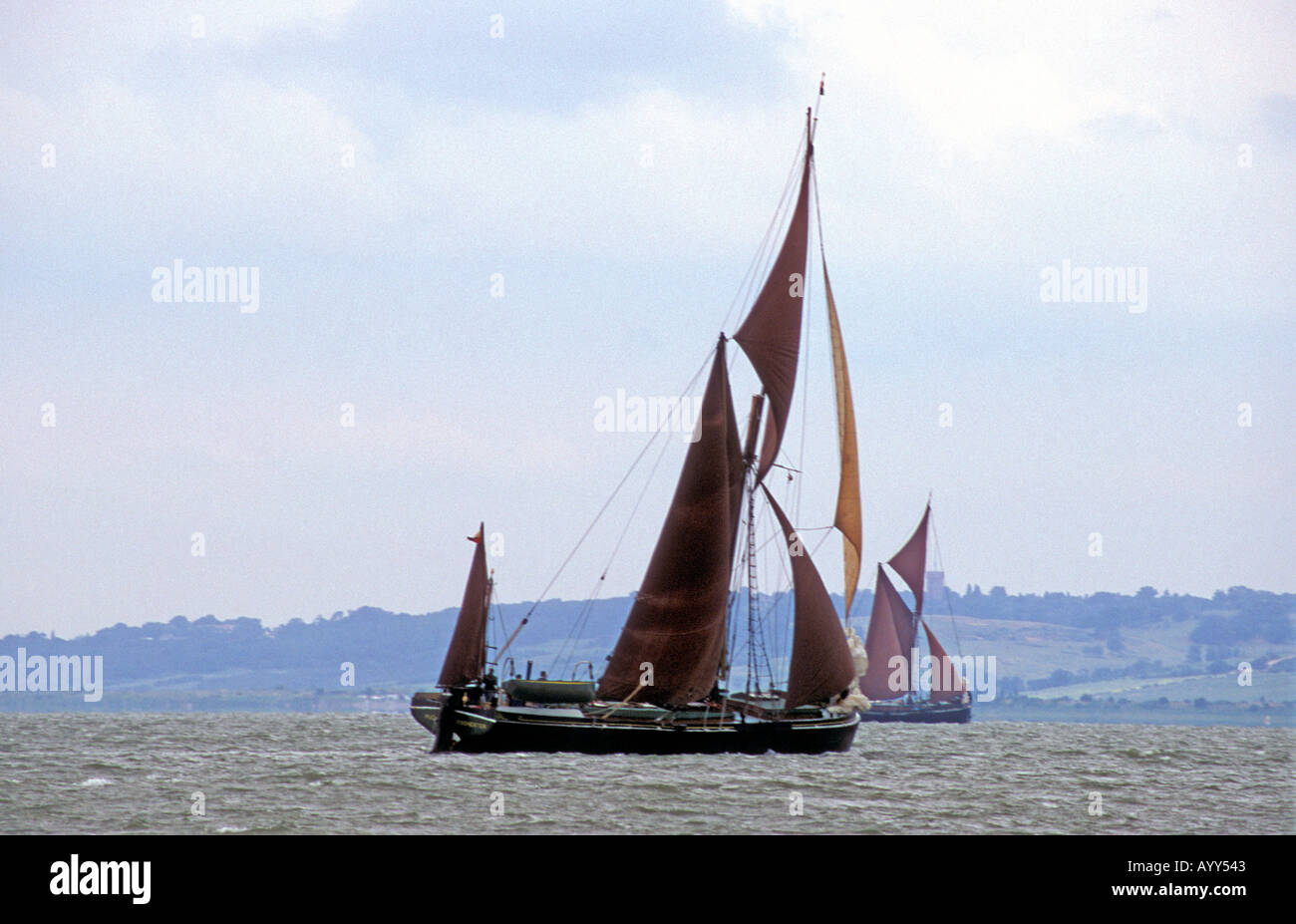 Thames barge rigging hi-res stock photography and images - Alamy